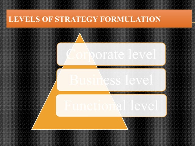Strategy formulation and levels strategy formulation.pptx