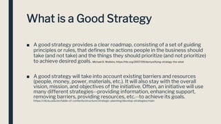 Strategy and Target formulation | PPT