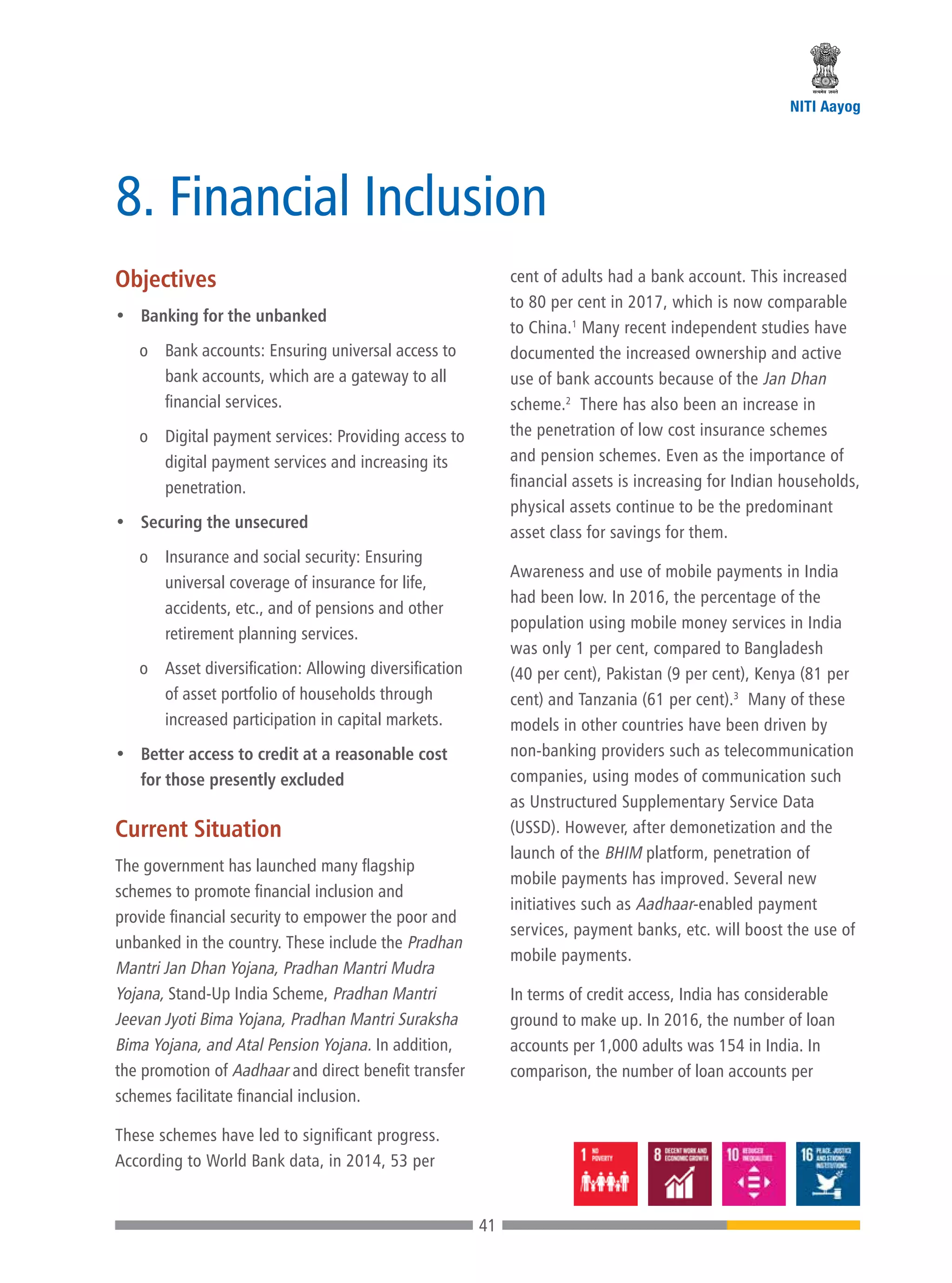 India at 75: Strategy for New India- Niti Aayog | PDF