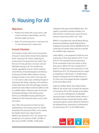 India at 75: Strategy for New India- Niti Aayog | PDF