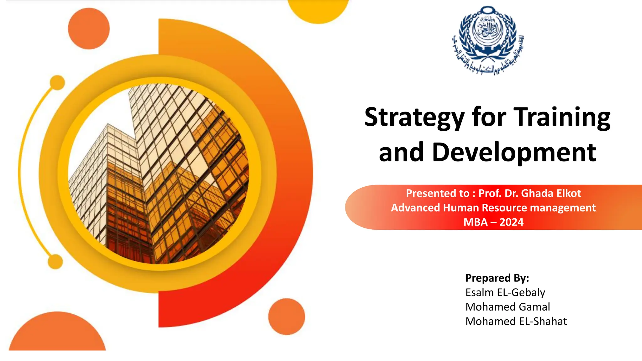 HR Strategies for Training and development | PPT