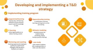 HR Strategies for Training and development | PPT