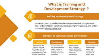 HR Strategies for Training and development | PDF