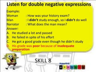 Strategy for the toefl | PPTX