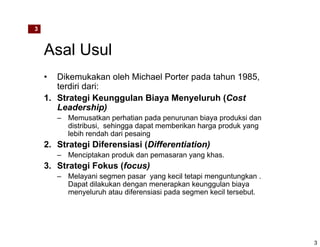 Strategy Generic Porter | PPT