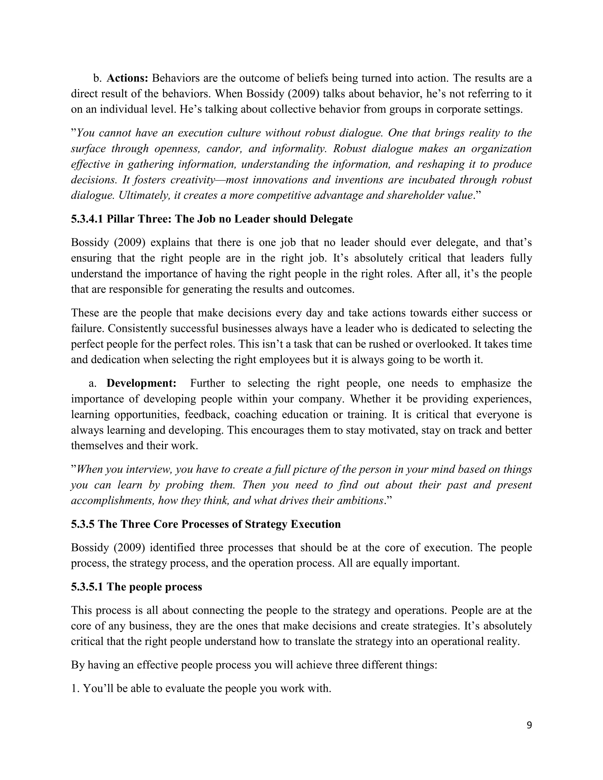 Strategy implementation / Execution | PDF