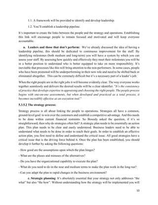 Strategy implementation / Execution | PDF