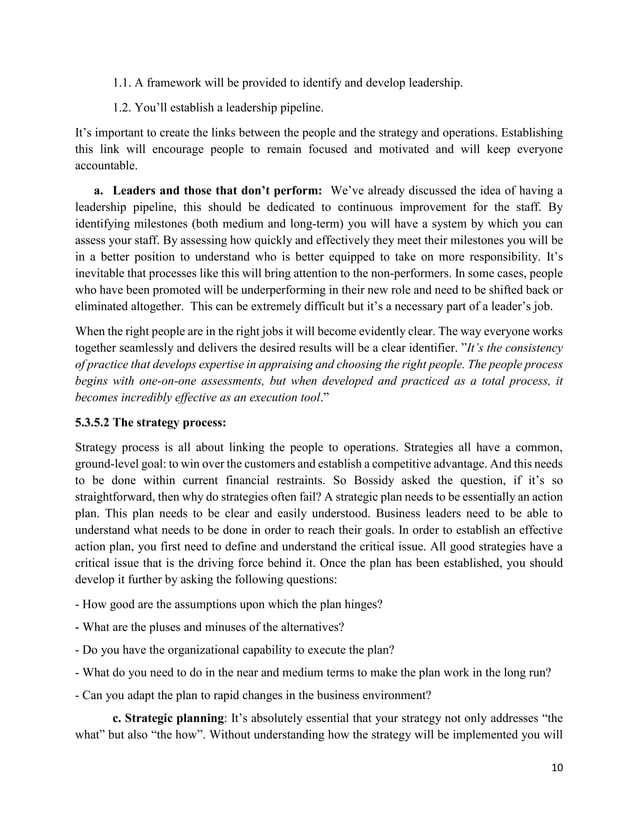 Strategy implementation / Execution | PDF