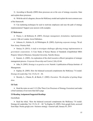 Strategy implementation / Execution | PDF