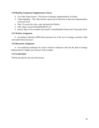 Strategy implementation / Execution | PDF