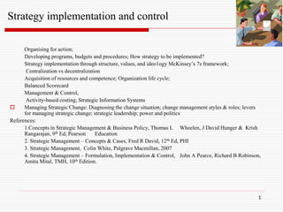 Strategy implementation and control 2.ppt