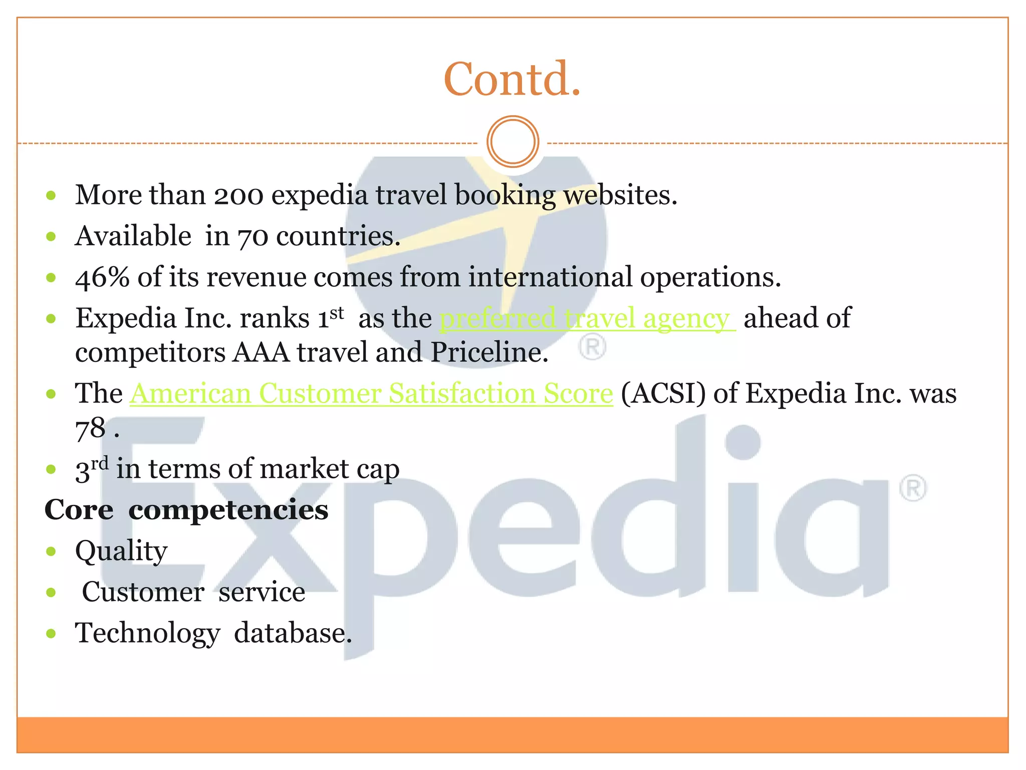 Strategies in action- Expedia | PDF