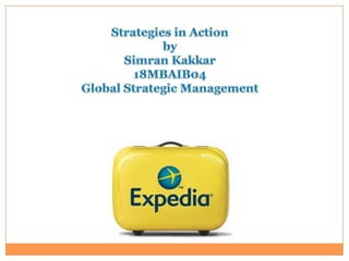 Strategies in action- Expedia | PDF