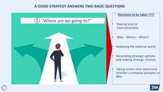 Strategy & International Growth - 3W | PPT