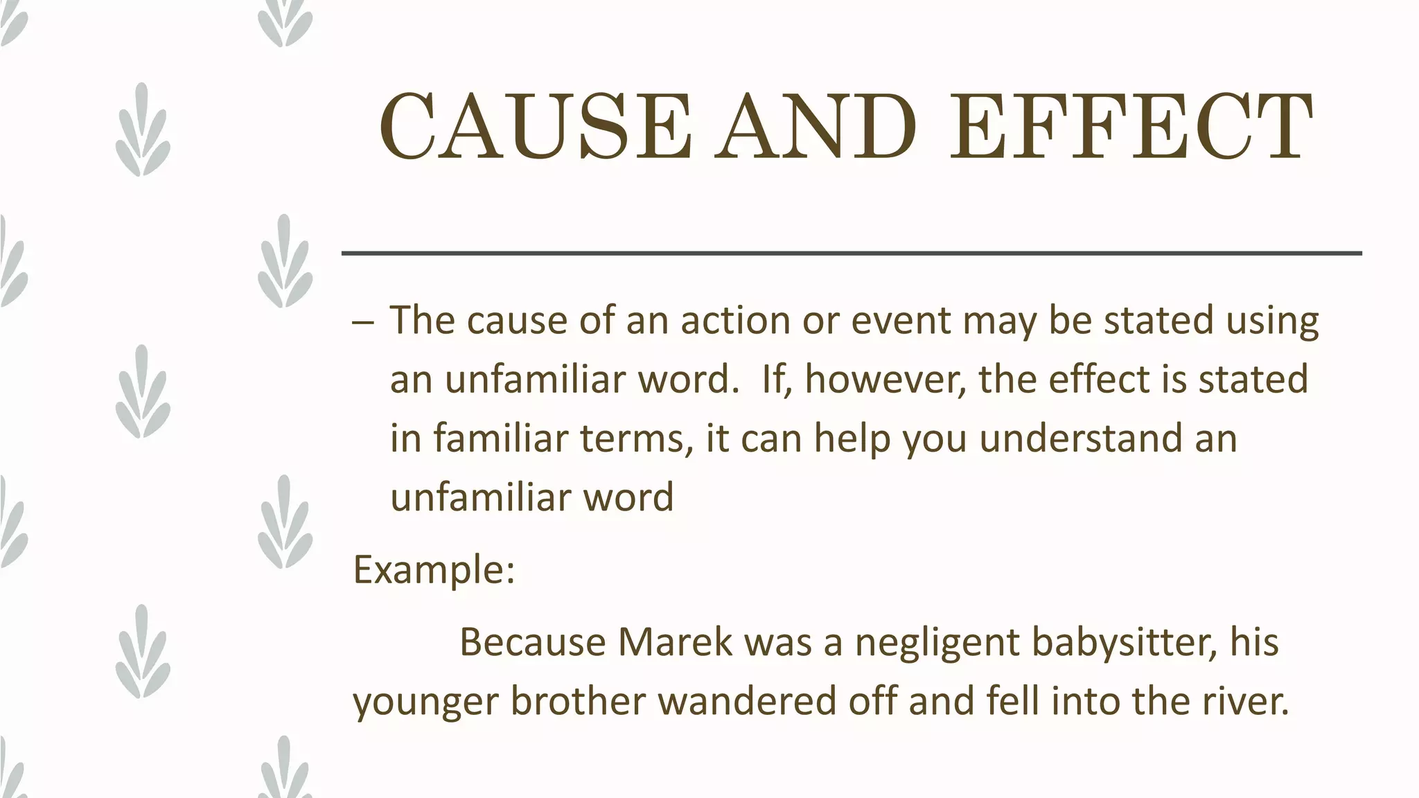 Strategy in unlocking unfamiliar words | PPTX