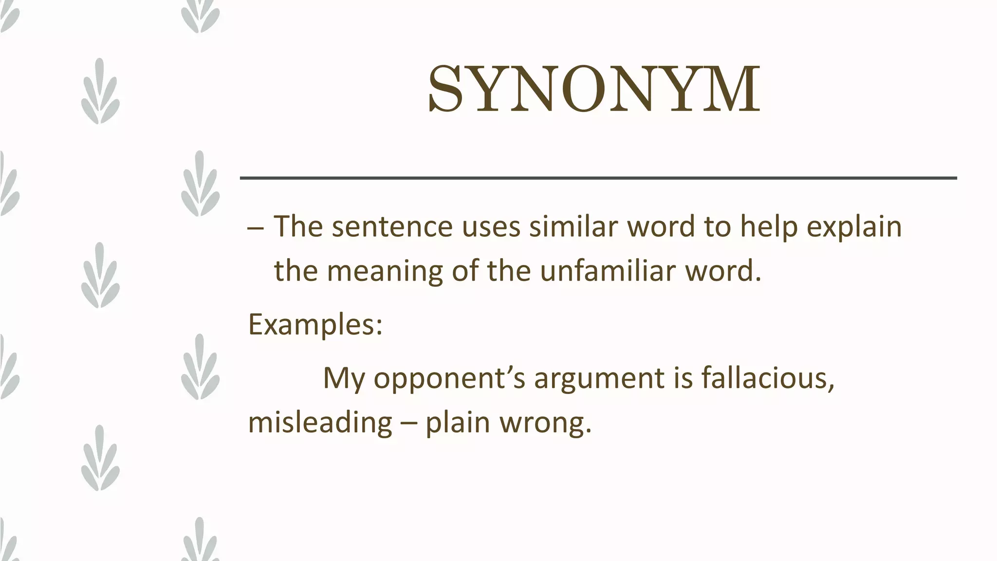 Strategy in unlocking unfamiliar words | PPTX