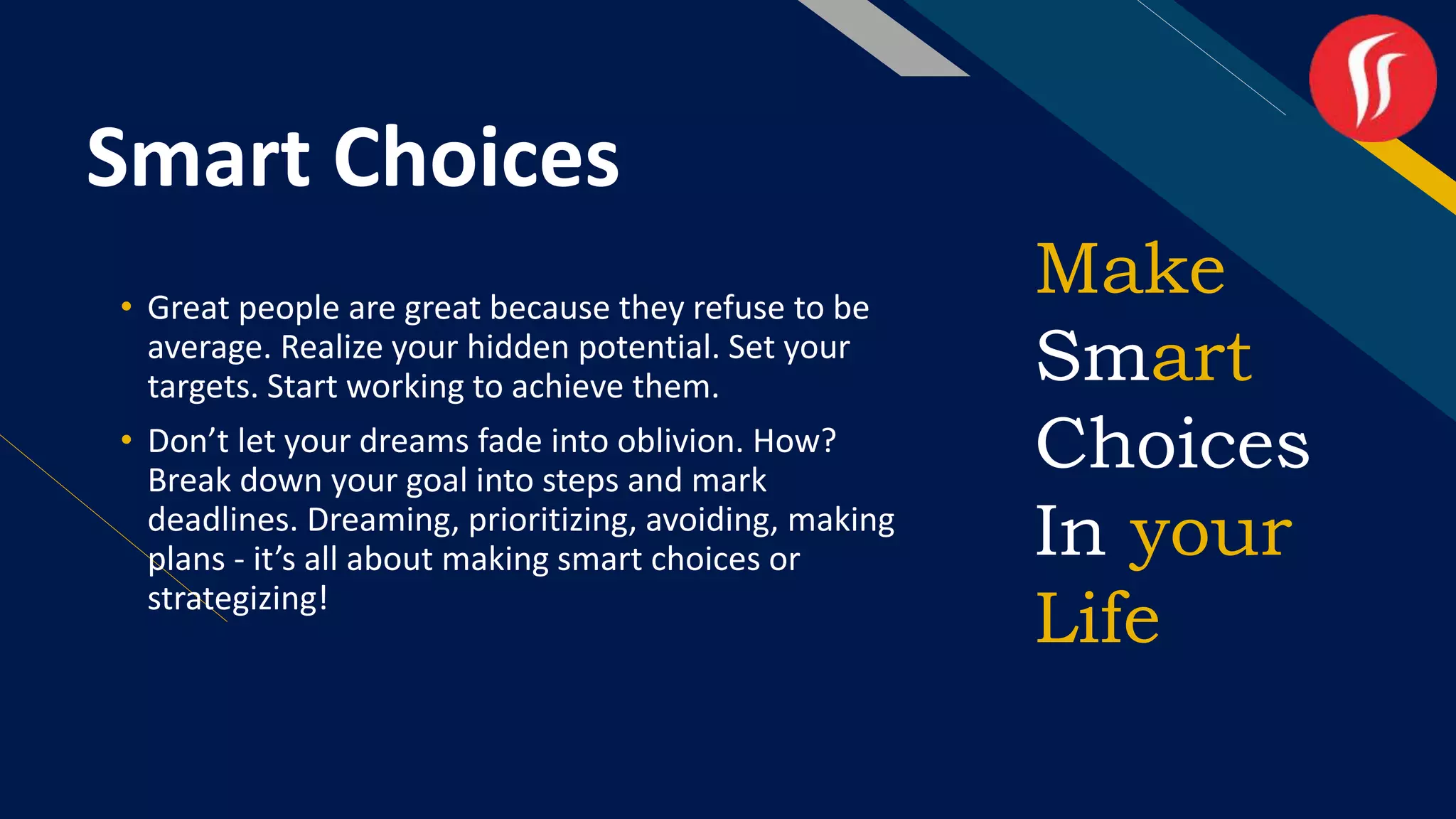 Strategy Is About Making Smart Choices! | PPT