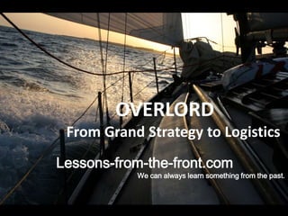 From Strategy to logistics, 5 steps to plan, get focused and achieve your goals | PPTX | War and ...