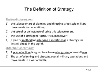 Strategy made simple | PPTX | Business Administration | Business