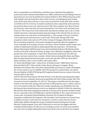 strategy model analysis for Ecosystem Analysis case study for Marriott.pdf