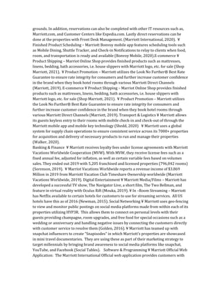 strategy model analysis for Ecosystem Analysis case study for Marriott.pdf