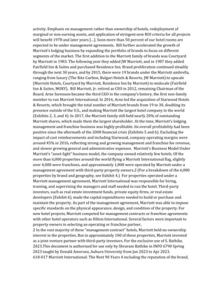 strategy model analysis for Ecosystem Analysis case study for Marriott.pdf