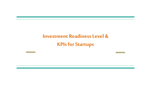 How To Set KPIs for Startups? | PPTX