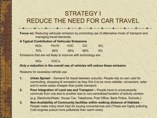 Strategy of control of urban air pollution | PDF