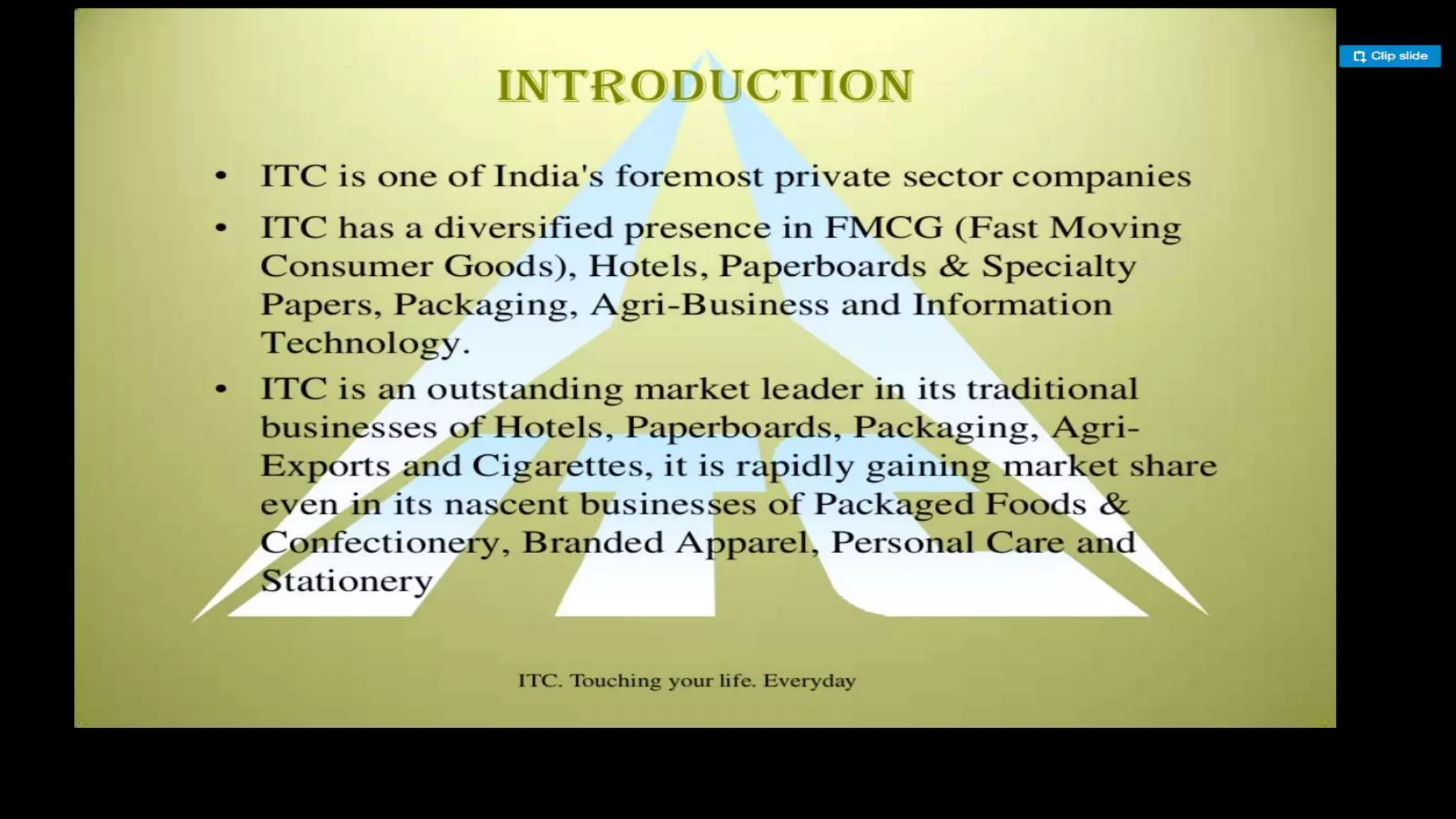 ITC business history | PPTX | Illegal Drugs, Tobacco, eCigarettes ...