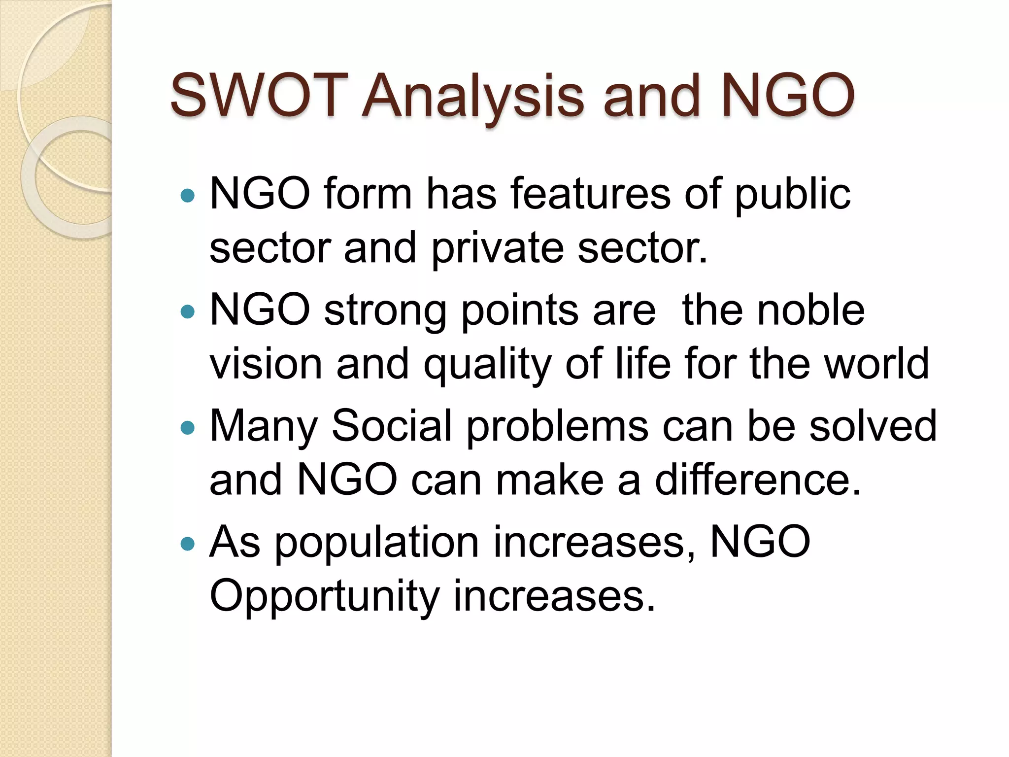 Strategy of the NGO | PPTX
