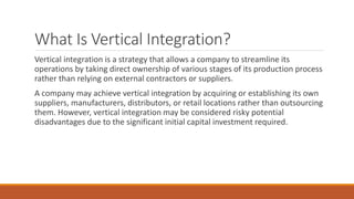 Strategy of vertical integration.pptx