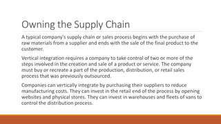 Strategy of vertical integration.pptx
