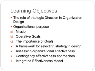 Strategy org. desgn otd-ch-2 | PPT