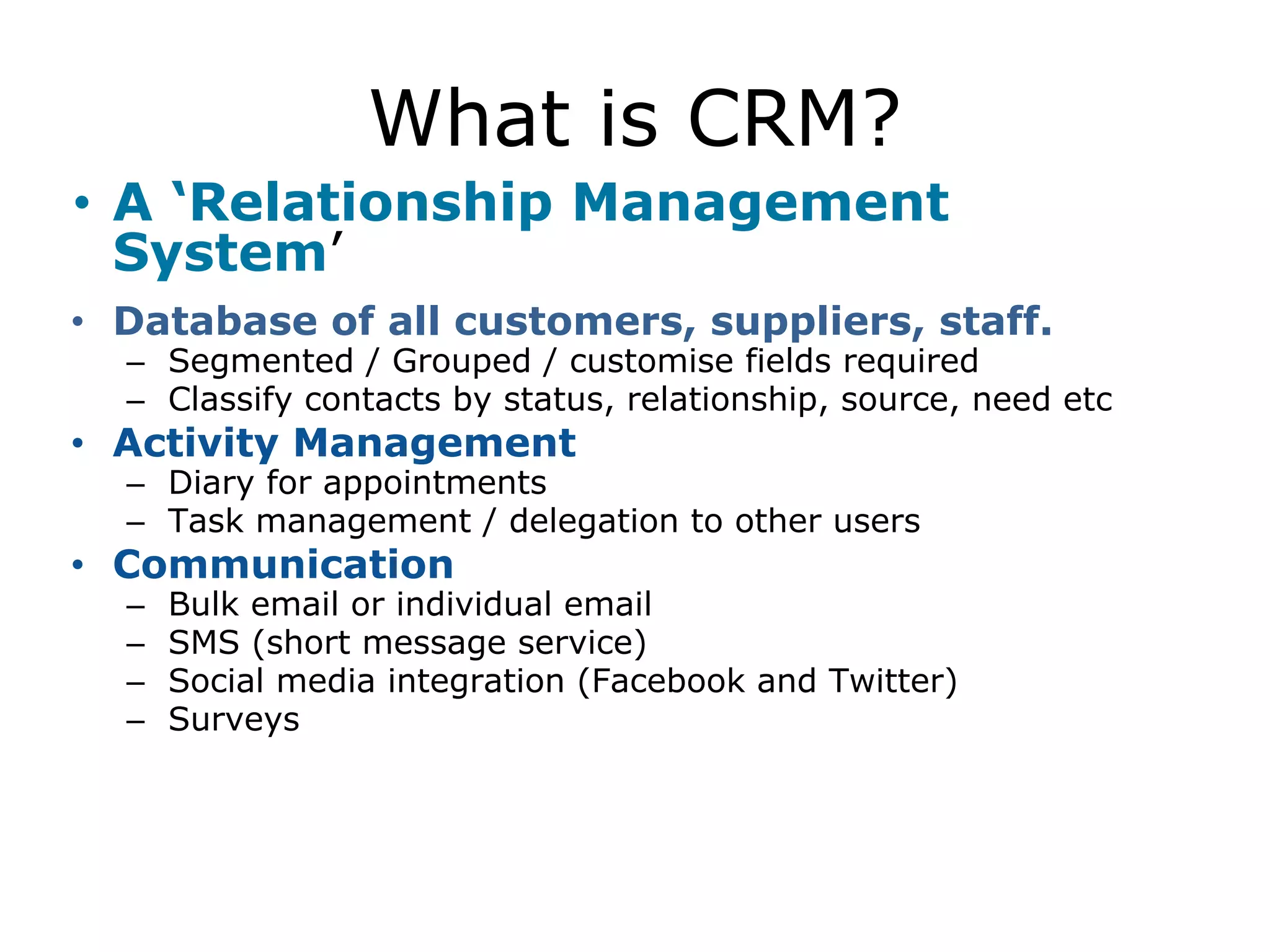 Introduction, Strategy, organisation and implementation of crm | PDF