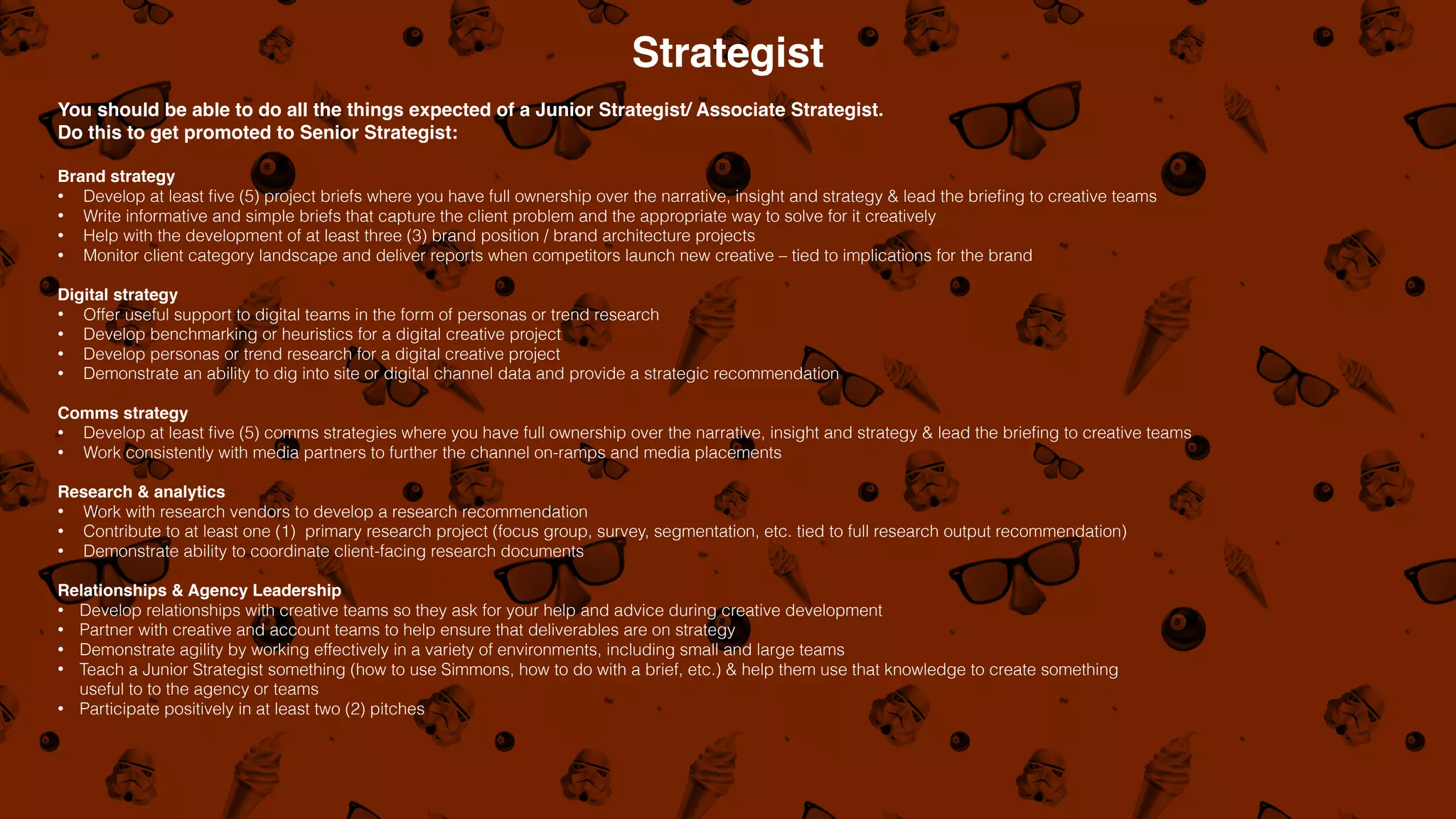 Strategy Roles and Titles | PDF