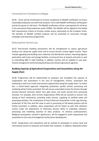 Strategy Paper 20 of RMK11 (Driving Modernisation in Agro-food) | PDF ...