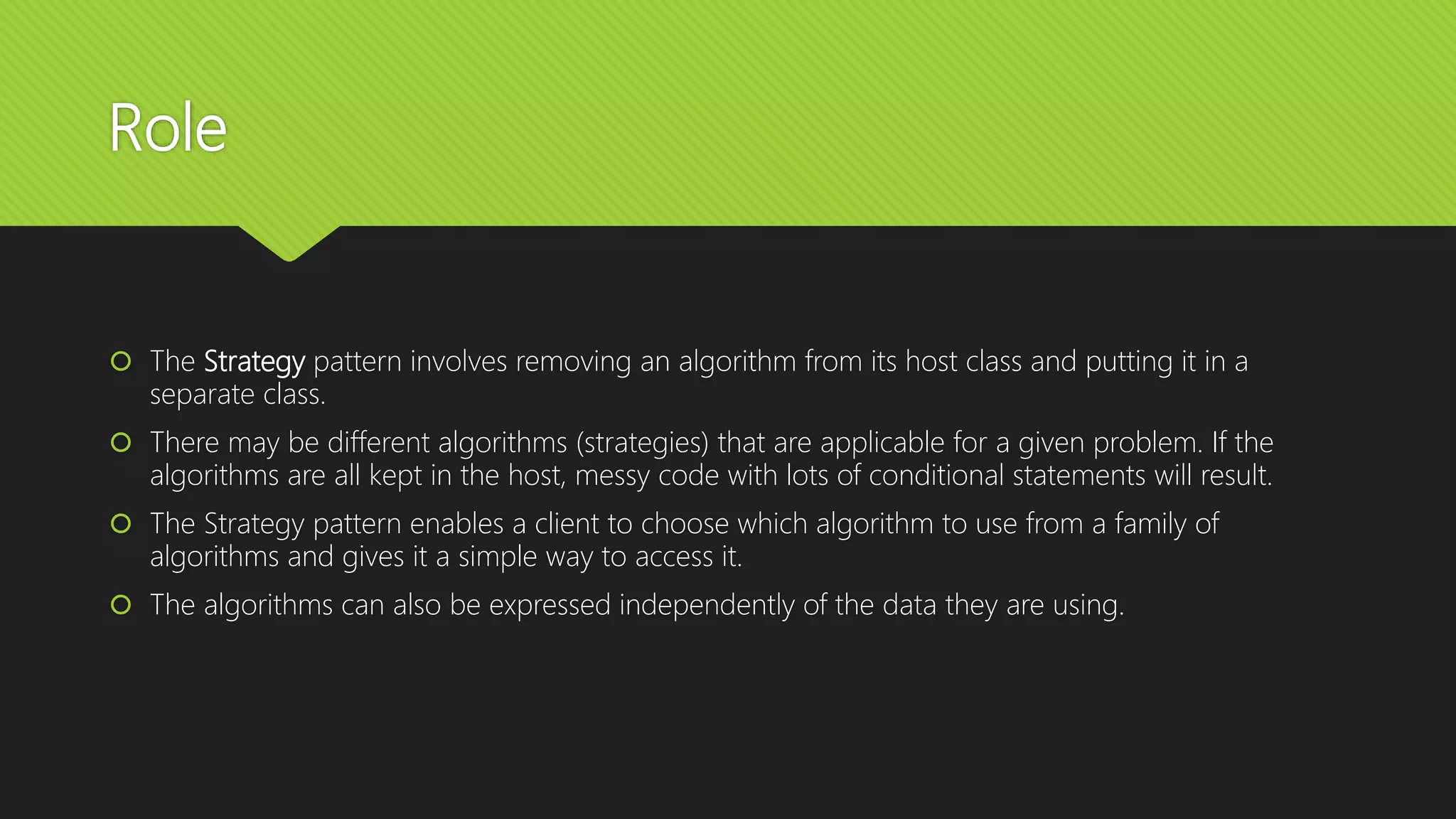 Strategy Pattern Ooad Presentation Pptx Computing Technology