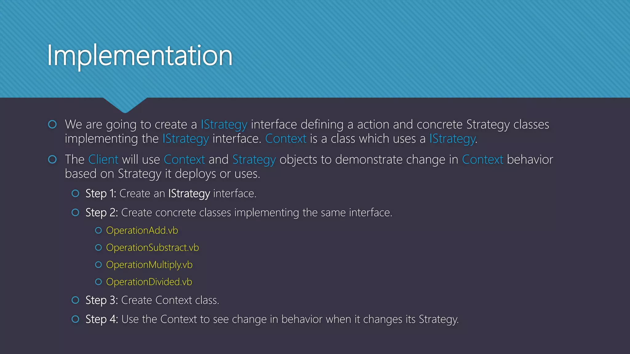 Strategy Pattern Ooad Presentation Pptx Computing Technology