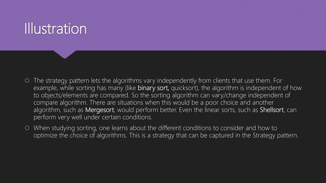 Strategy Pattern Ooad Presentation Pptx Computing Technology