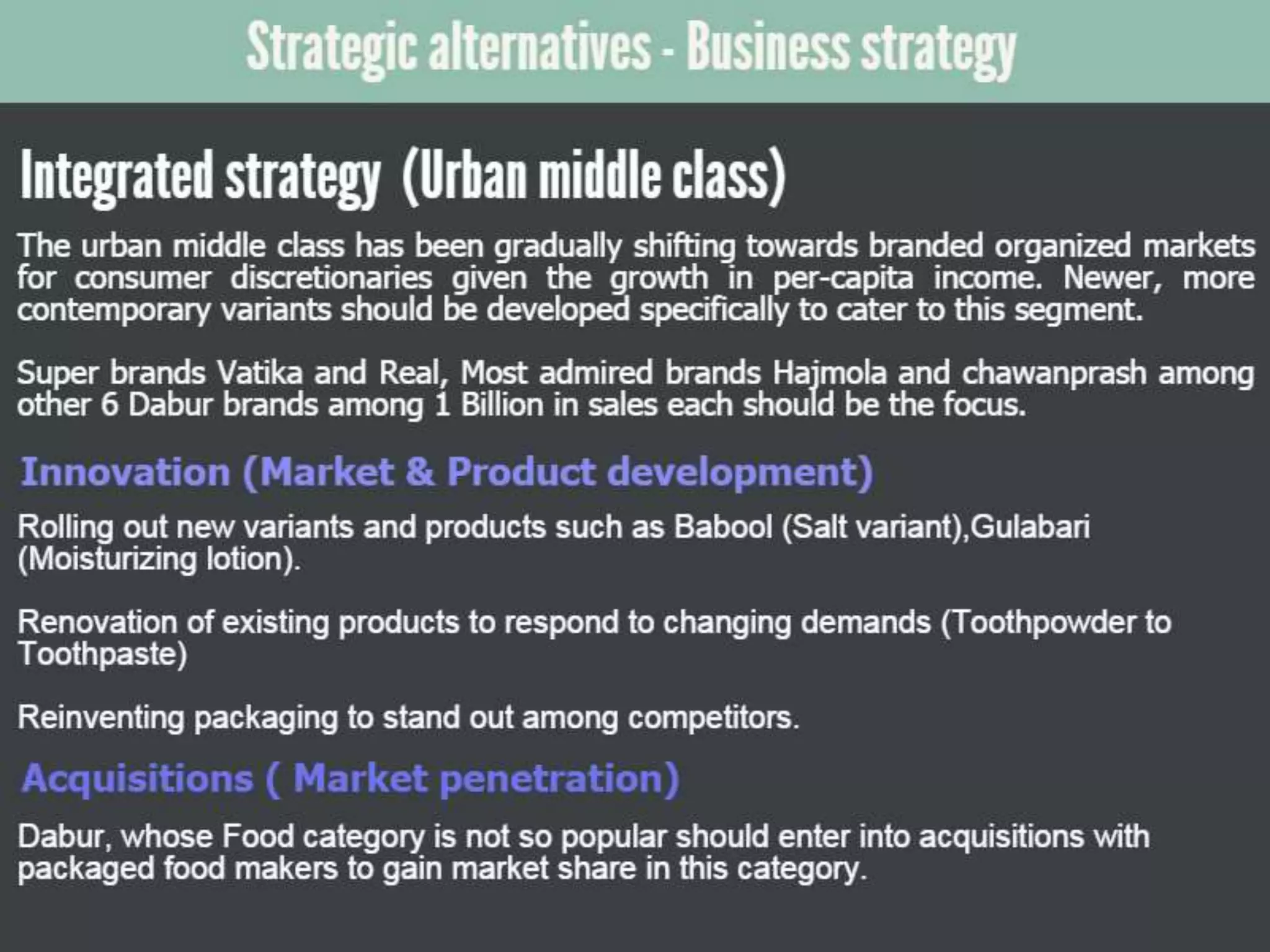 Dabur - A Strategic Management Case Study | PPTX