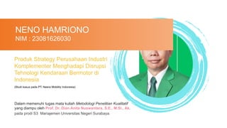 Strategy Produk PT. Nittera Mobility Indonesia.pptx