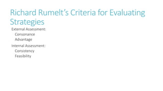 Strategy review, evaluation and control | PPTX