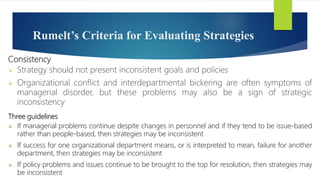 Strategy review, evaluation, and control | PPTX