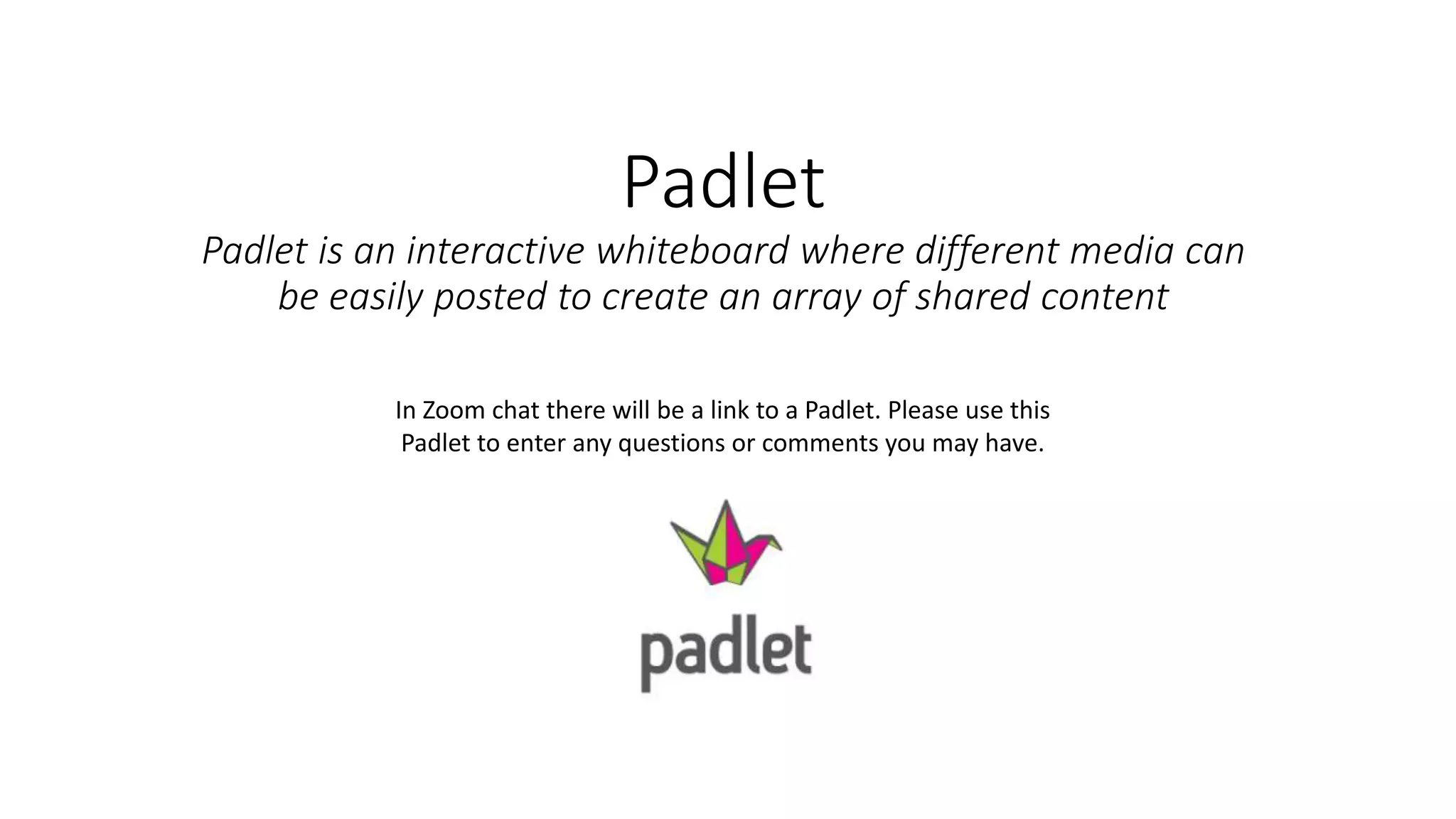 Strategy Sessions: Engaging students through Padlet | PPTX