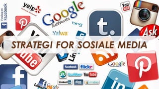 Strategi for sosiale media | PPTX