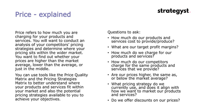 7 Ps extended marketing mix - Strategyst | PPTX | Business ...