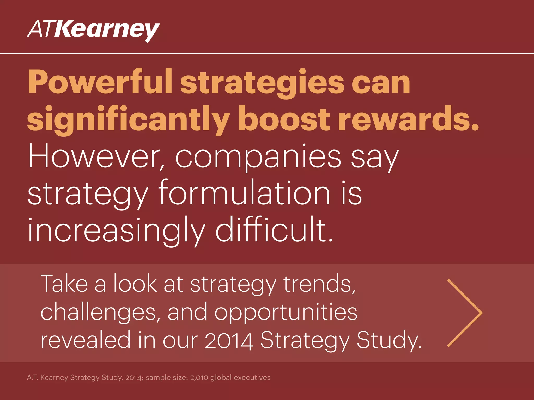 Strategy Study 2014 | A.T. Kearney | PDF