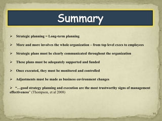 What is Strategic Planning, and Why is it Important? | PPTX