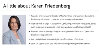 Leveraging a Strategy to Execution Framework: A Journey of ...