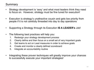 Strategy to Execution: Tips to Execute Your Strategy With Excellence. | PDF